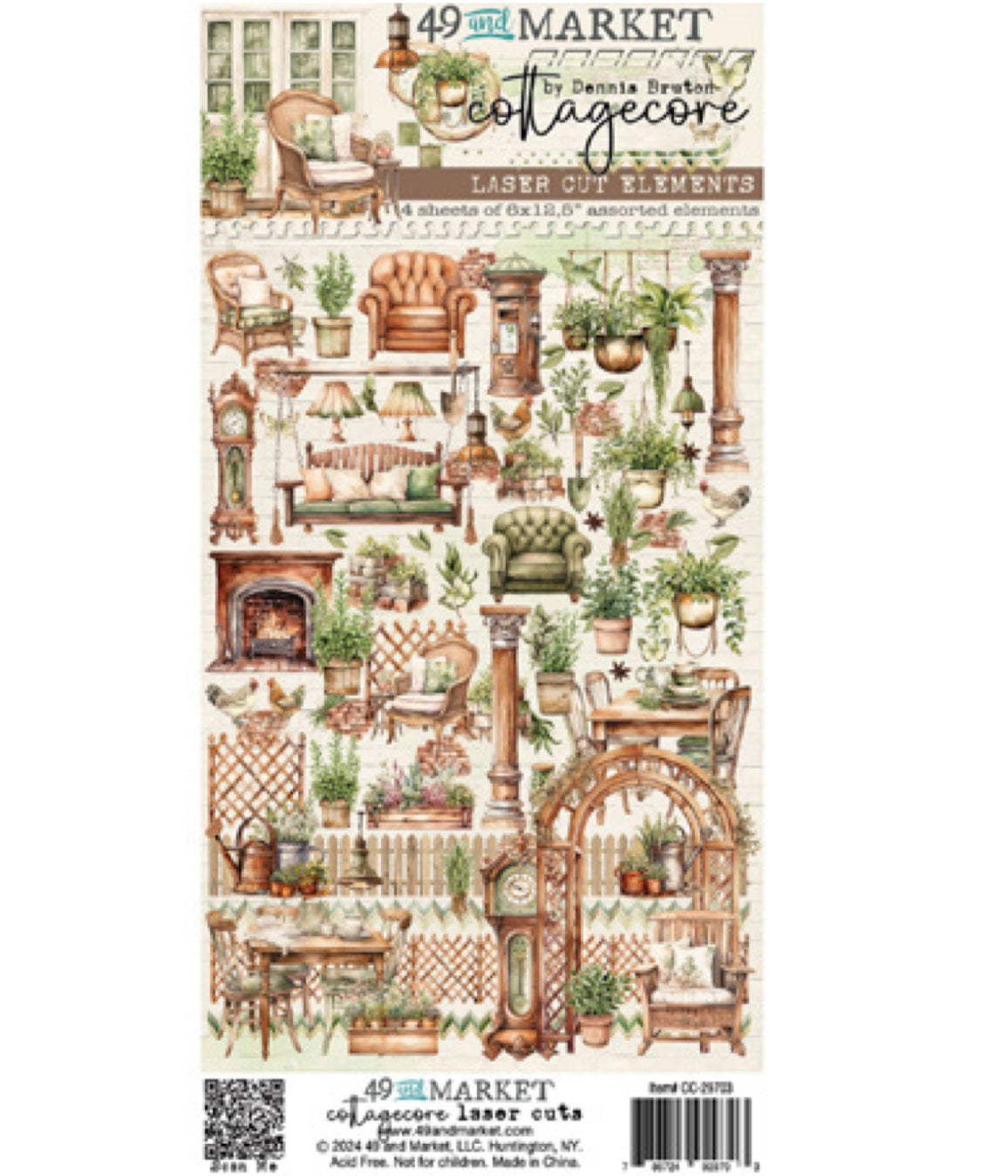 49 & Market Cottagecore Laser Cut Elements